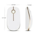 Jelly Comb 2.4G Slim Wireless Mouse with Nano Receiver Less Noise ...