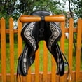 4 Pack 2026 New Wooden T Bar Saddle Hanging Strap, Portable Stable ...