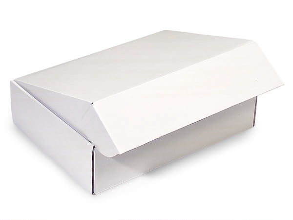 Pack Of 6 12 X 9 X 3 White Gourmet Shipping Boxes Auto Lock Boxes 1