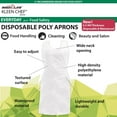 Kleen Chef Kitchen Waterproof Disposable Poly Aprons, OSFM (100 per box ...