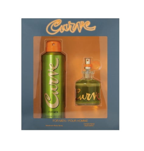 Curve for Men, Men's Fragrance 2 Piece Gift Set, 2.5 fl. oz. Eau de ...