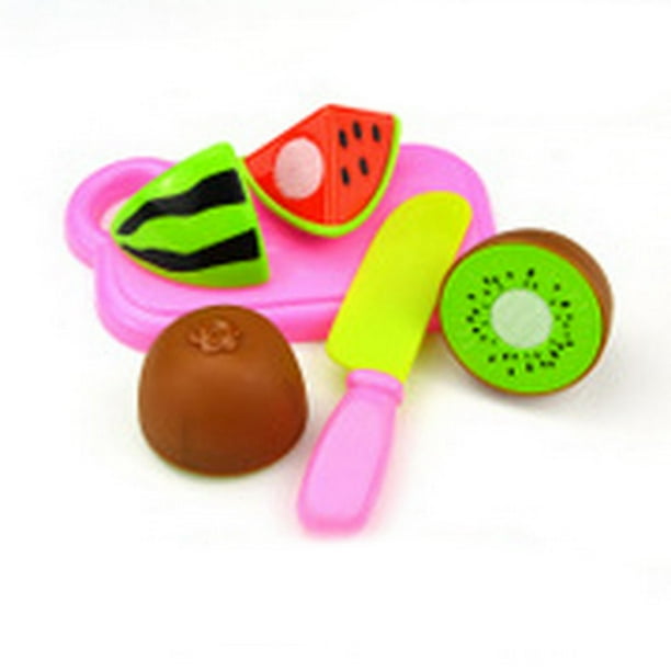 4Pcs Cutting Play Toy Pretend Food Kids Cuttable Fruits Vegetables ...