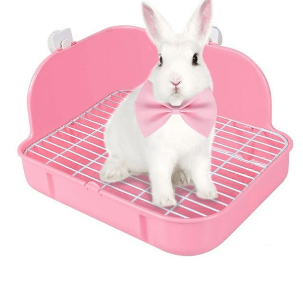 Rabbit Cat Litter Box with Drawer, Animal Corner Toilet Trainer Cat ...