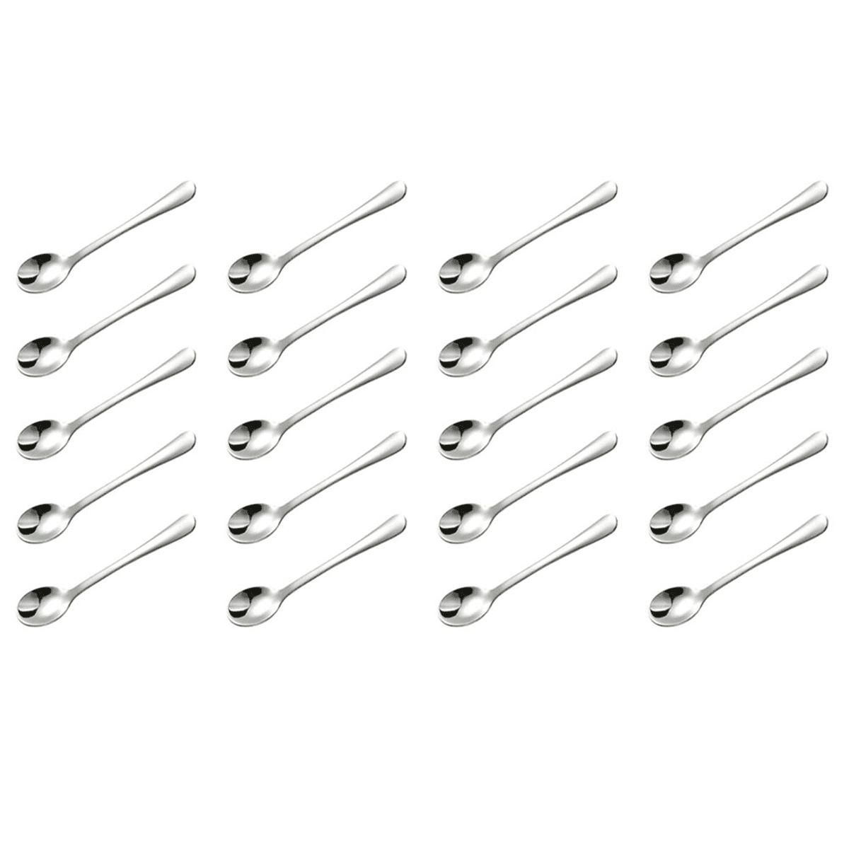 Click here for Unbranded 20 Pcs Tiny Stainless Steel Spoons For S... prices