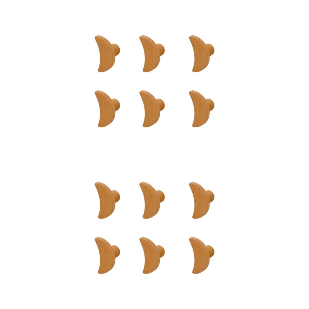 Click here for Ruiboury Wooden Pull Handle Versatile Style Wide A... prices