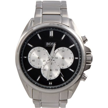 Men's Chronograph Leather Strap Watch 1513174 - Walmart.com
