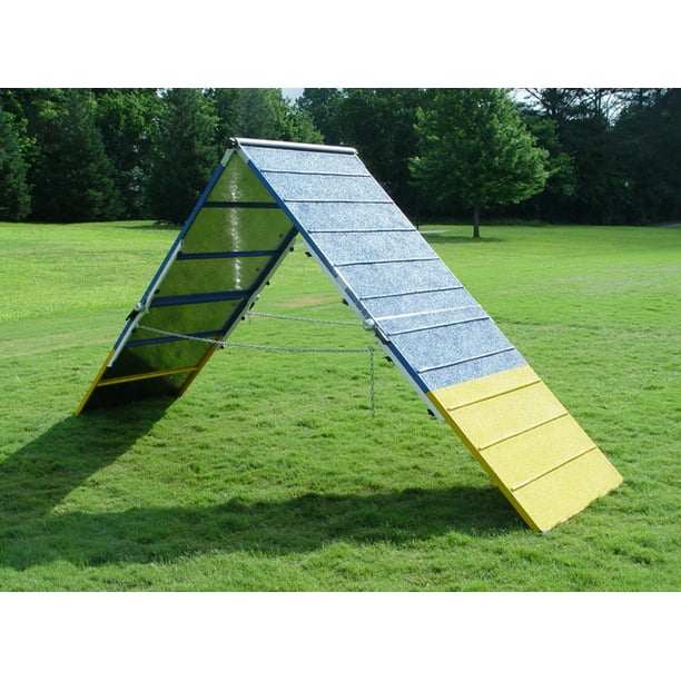 9' Dog Agility A-Frame, Aluminum with Rubber Surface - Walmart.com