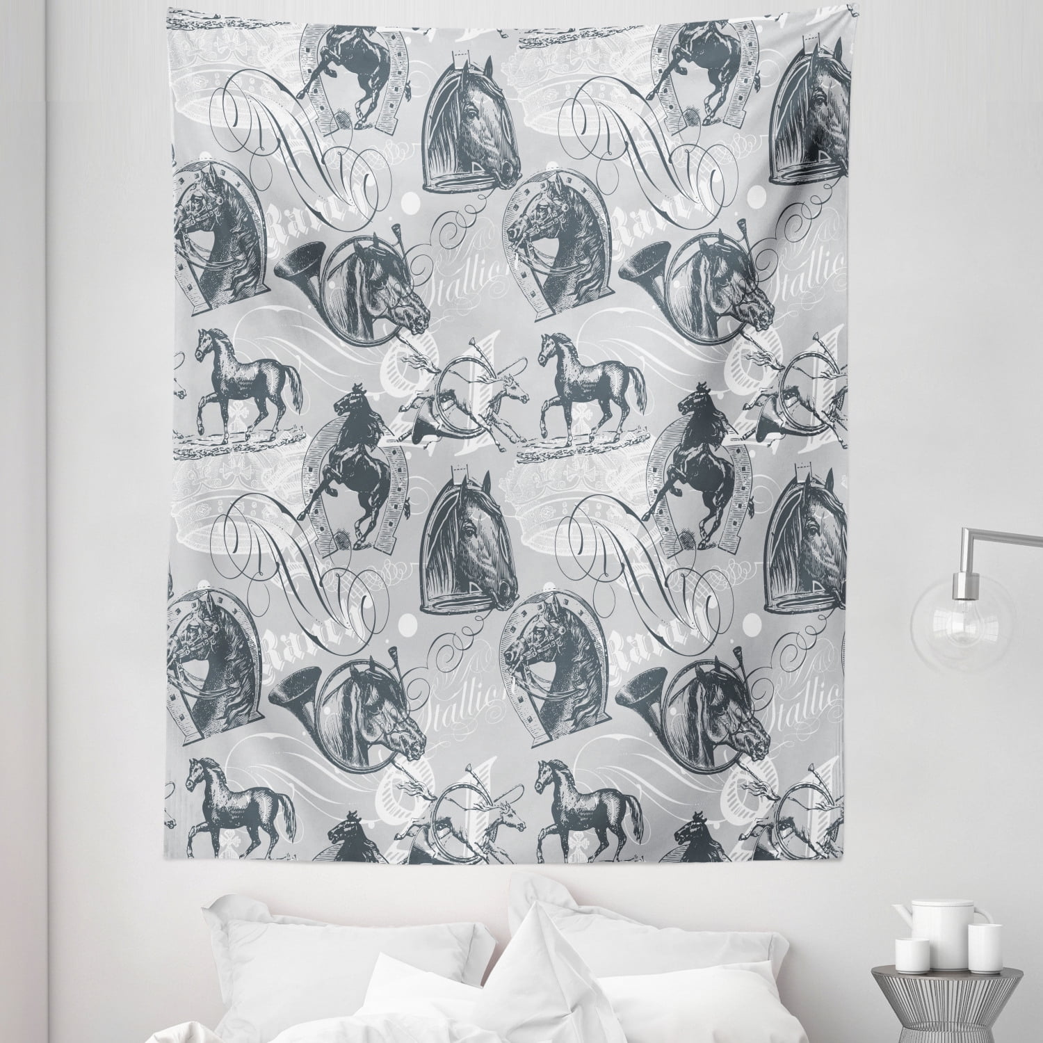 Grey Tapestry, Different Kind of Nostalgic Gentle Horses on ...