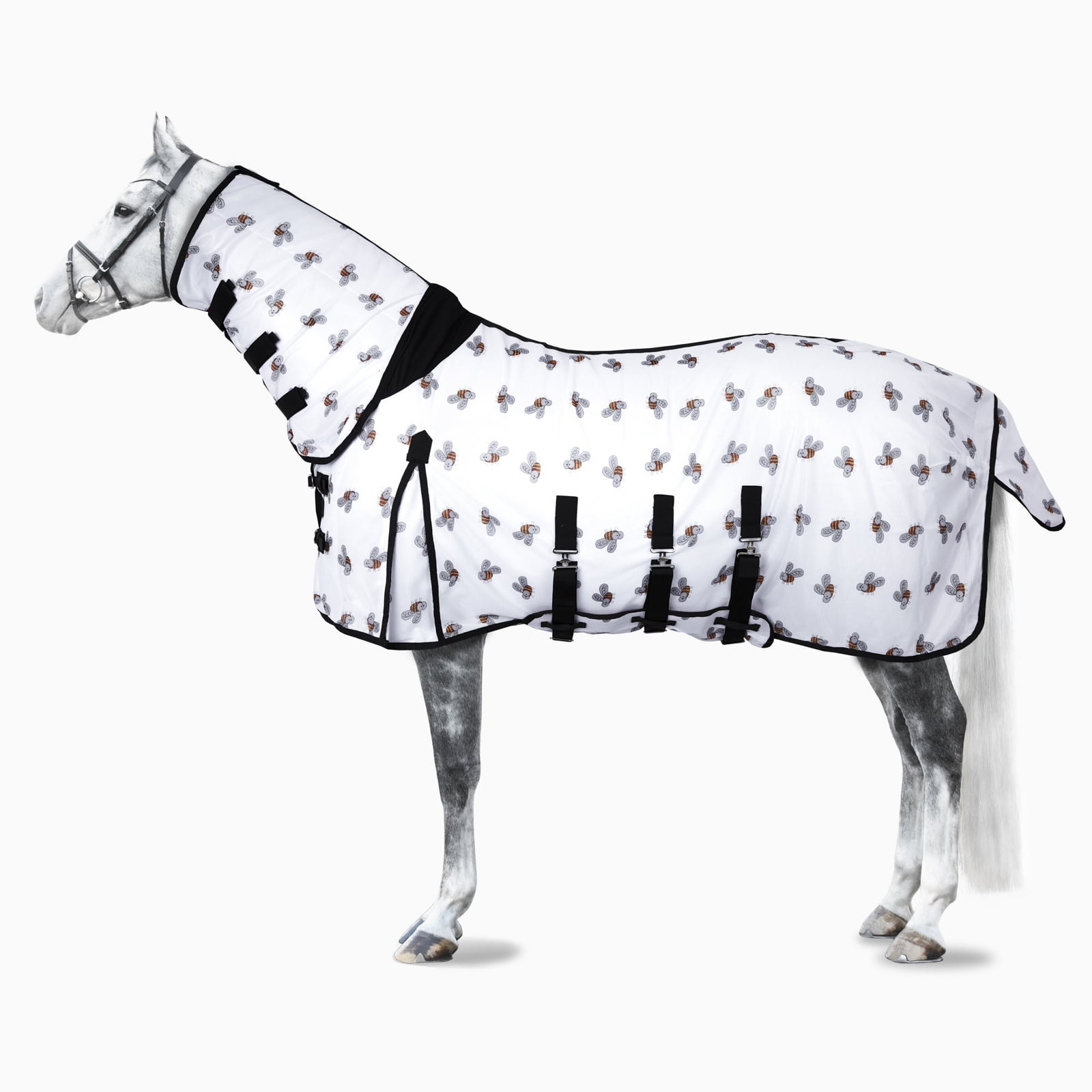 Horze Defender Full Protection Horse Fly Sheet with Detachable Neck ...