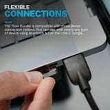 JLab Flow Mouse & Keyboard Bundle, Ergonomic, Multiple Connections, Battery Powered, Black ...