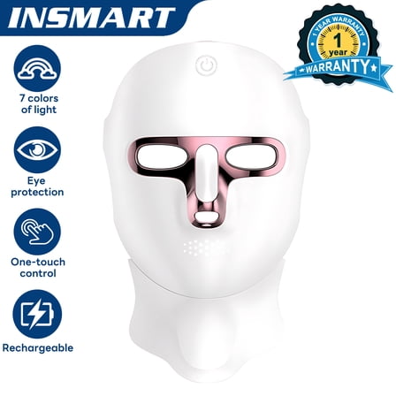 Clara Red Light Therapy LED Face Mask, Silicone, Adjustable, Collagen ...