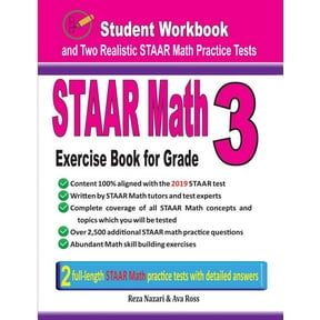 STAAR Math Exercise Book for Grade 6 : Student Workbook and Two ...