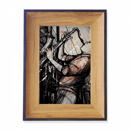 Jazz Music Street Culture Illustrate Photo Frame Exhibition Display Art ...