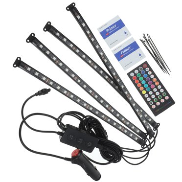 LEDGlow 4pc Pink LED Interior Underdash Lighting Kit - Walmart.com