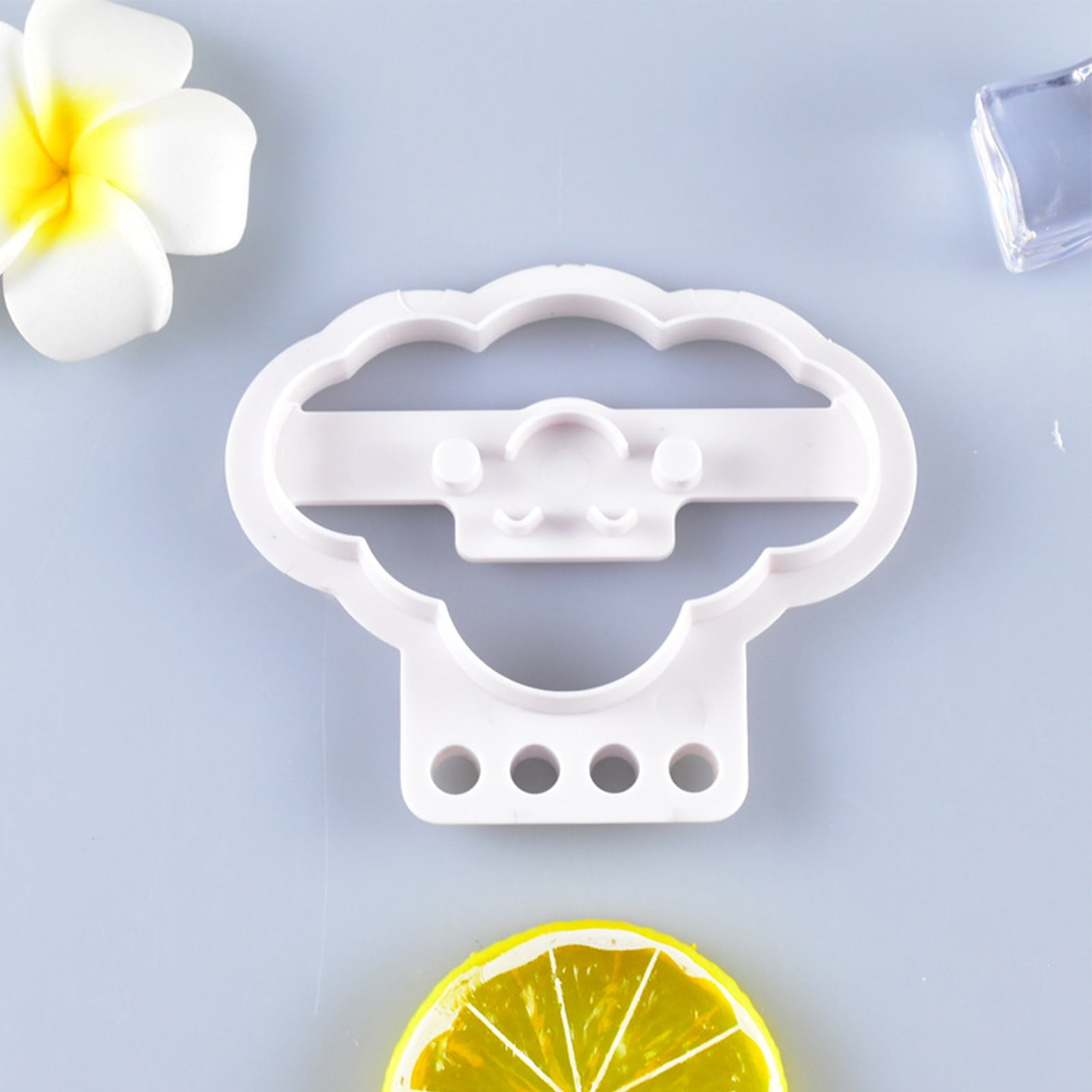 HEVIRGO Baking Mold, Fondant Cutters 3D Cloud Shape Non Stick Plastic ...