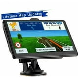 7" Inch Touchscreen GPS Navigation for Car & Truck & RV with Sunshade ...
