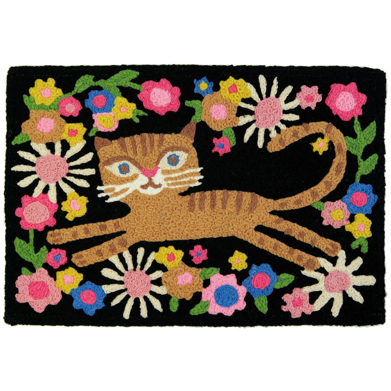 Meow Kitty Jellybean Accent Washable Rug 20" x 30" JB-SST001 - Walmart.com