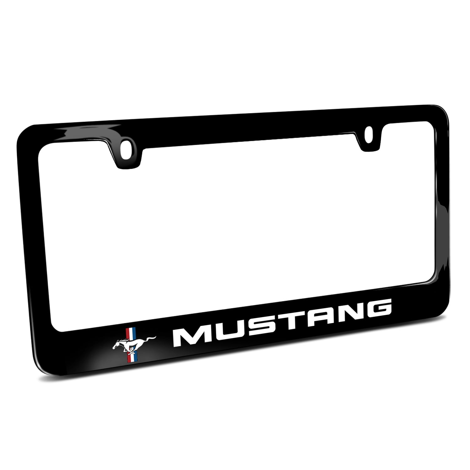 Ford Mustang Black Metal License Plate Frame - Walmart.com