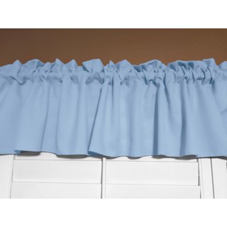 Solid Poplin Window Valance 58" Wide Royal Blue - Walmart.com