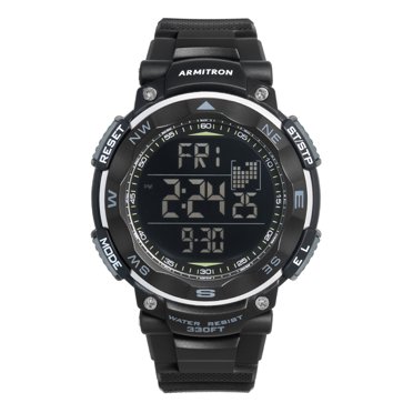 Armitron Sport Unisex Dgital Chronograph Silicone Strap Watch - Walmart.com