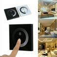 12V-24V Glass Touch Panel LED Light Dimmer Smart Controller Wall ...
