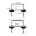 7cm Inner Diameter Roof Rack Clamp, Metal Cargo Fastener for Vehicle ...