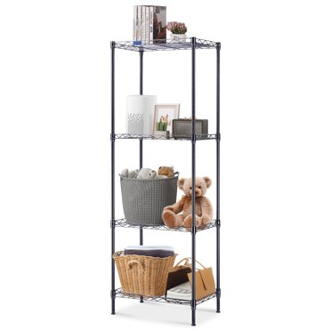 "Zimtown 4-Shelf Adjustable Storage Shelves, Steel Wire Unit, 20""L x ...
