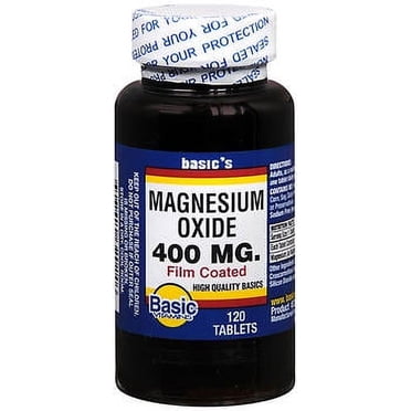 Nova Nutritions Magnesium Oxide 500 mg Tablets, 180 Ct - Walmart.com