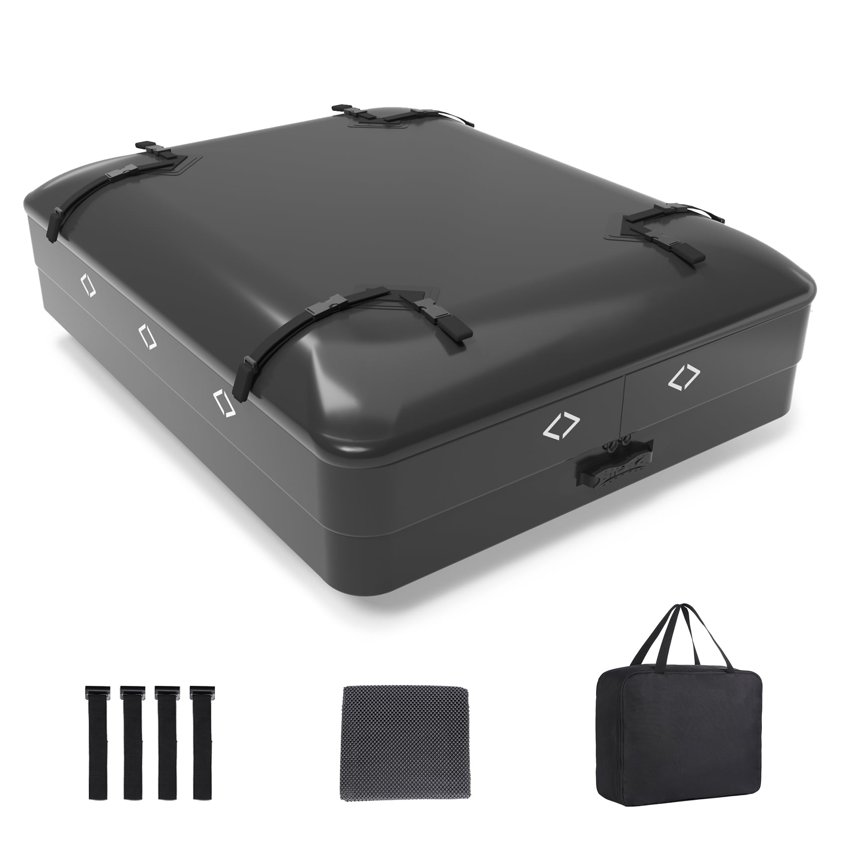 Rooftop Cargo Carrier Bag, 15 Cubic Feet Heavy Duty Waterproof Rooftop ...