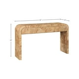 Meridian Furniture Cresthill Natural Ash Console Table - Walmart.com