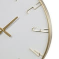 Viola Modern Round Gold Metal Wall Clock - Walmart.com