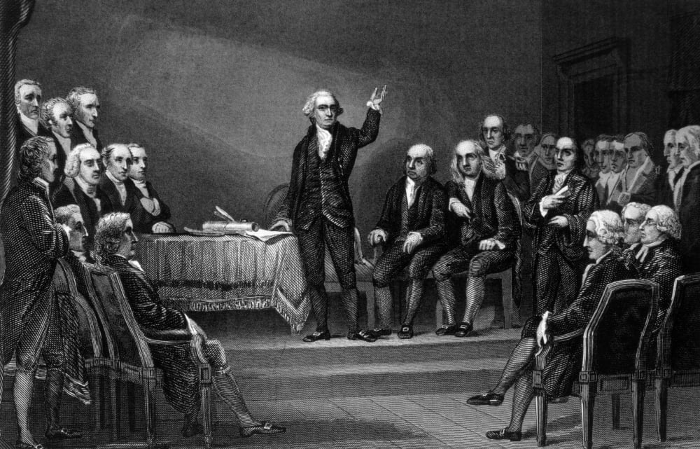 George Washington Presiding At The Convention Of 1787 To Revise The george-washington-presiding-at-the-convention-of-1787-to-revise-the