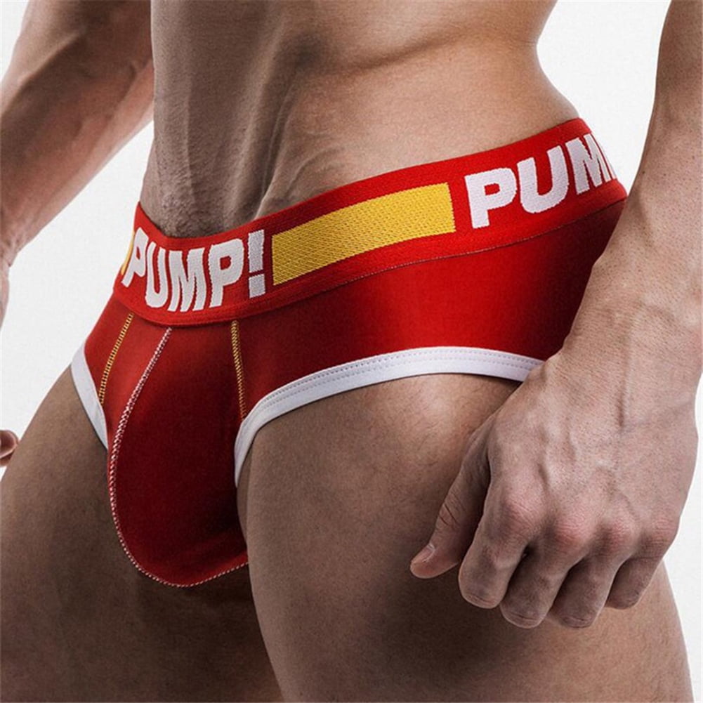 Mizok Mens Jockstraps Underwear Sexy Breathable Jock Strap Red Xxl 2