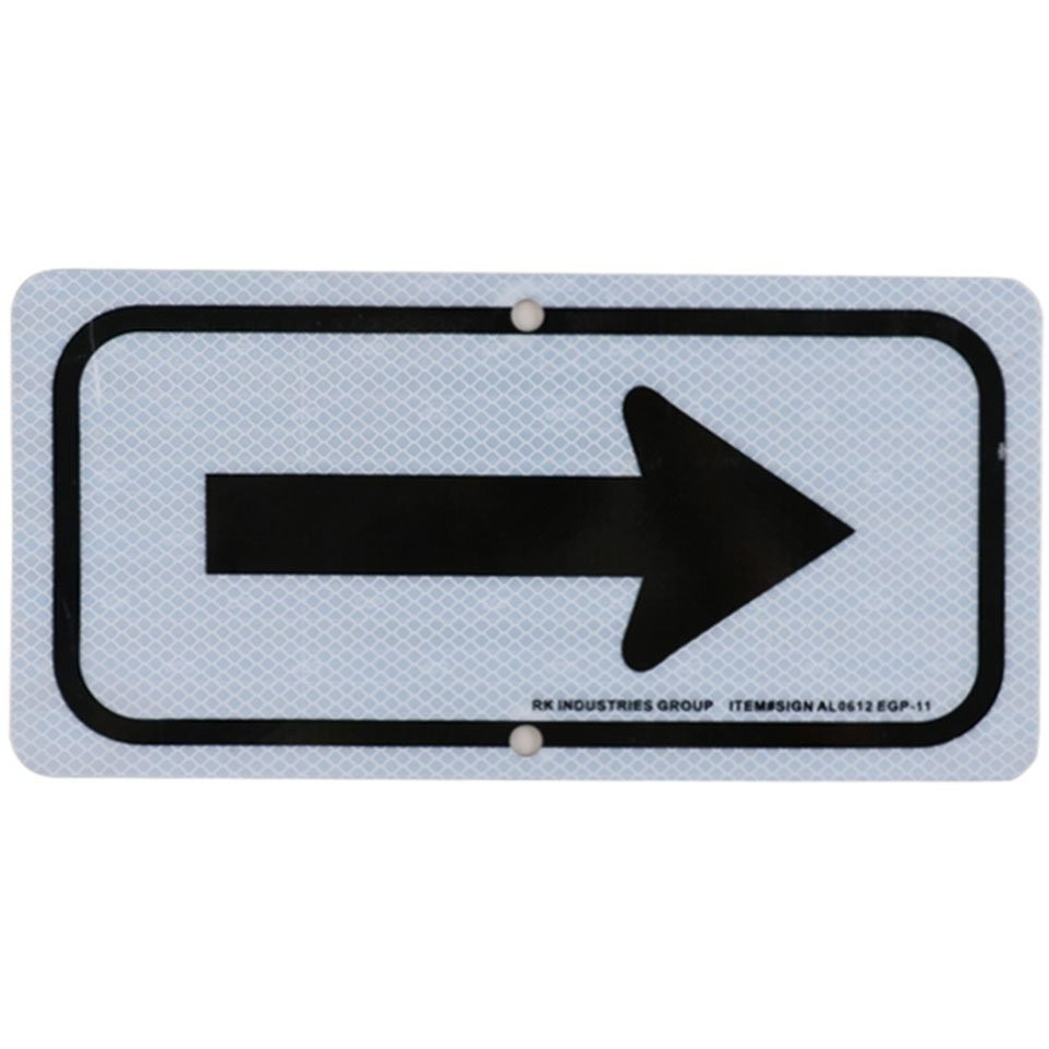 RK Safety Sign, Arrow Sign - Default Title - Walmart.com