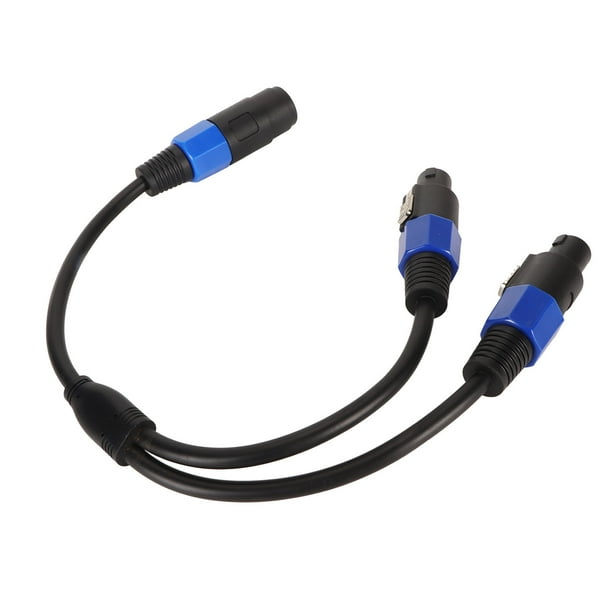 Speaker Speaker Splitter Cable 1 Female To 2 Male Plug And Play Speaker ...