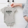 Poop There It Is Potty Training Romper Boys or Girls Infant Baby Brisco ...