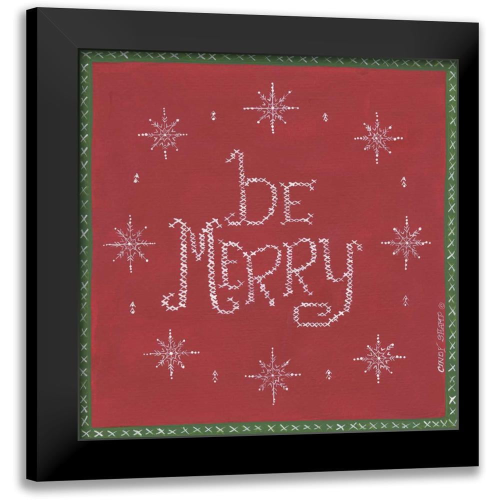 Shamp, Cindy 15x15 Black Modern Framed Museum Art Print Titled - Be ...