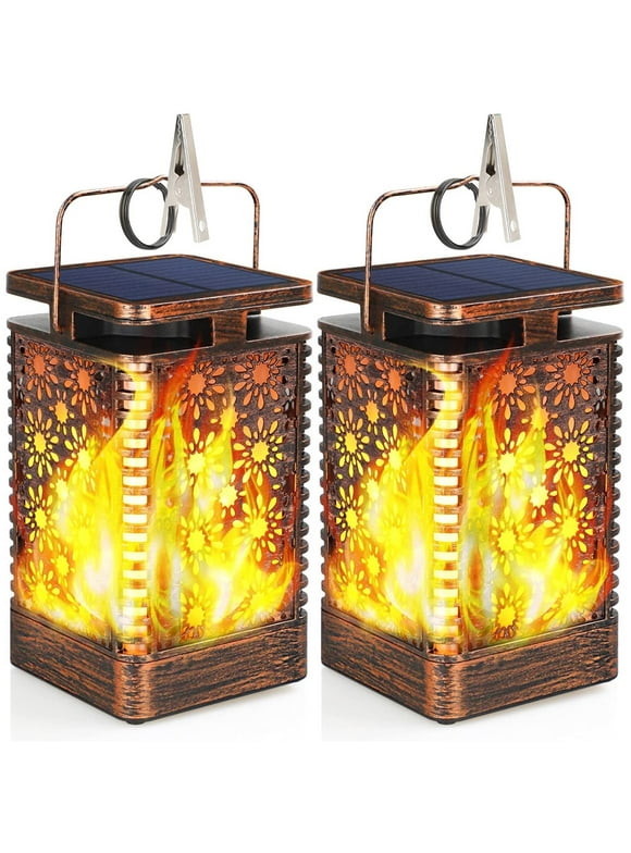 Hanging Solar Lanterns in Outdoor Solar Lighting - Walmart.com