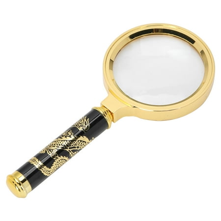 Fyydes 7X Magnifying Glass 70mm Vintage Handheld Magnifier for Reading ...