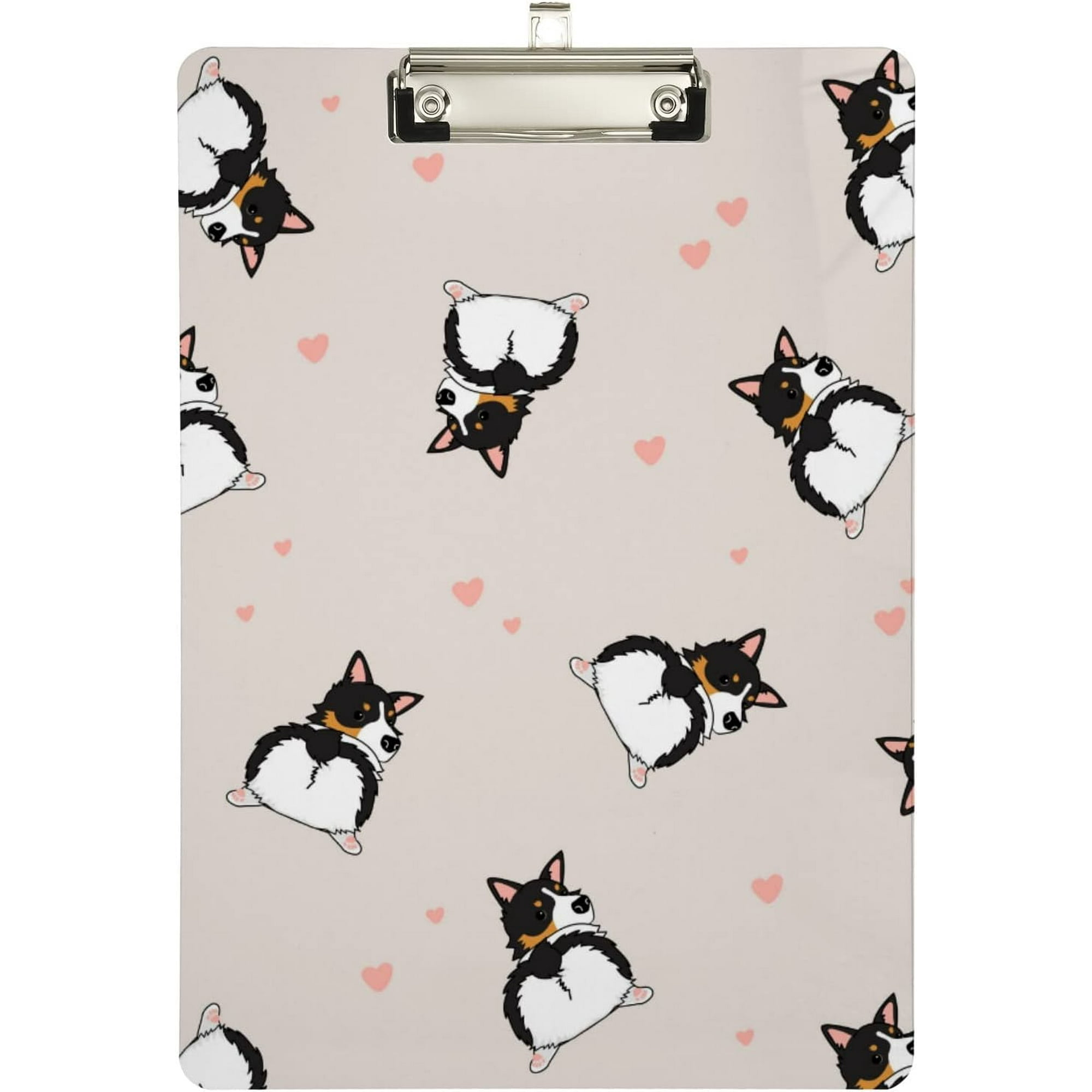 Click here for Rylablue Welsh Corgi Butt Hearts Clipboard Hardboa... prices