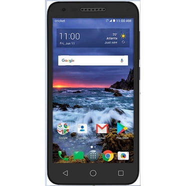 Cricket Wireless Alcatel Glimpse, 16GB, Suede Black - Prepaid ...