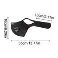 Cycling Thermal Face Mask with Removable Lens, Winter Riding Cover for ...