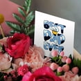 3drose, Best Dad Ever Blue, Black Text, and a Yellow Crown. Father Day ...