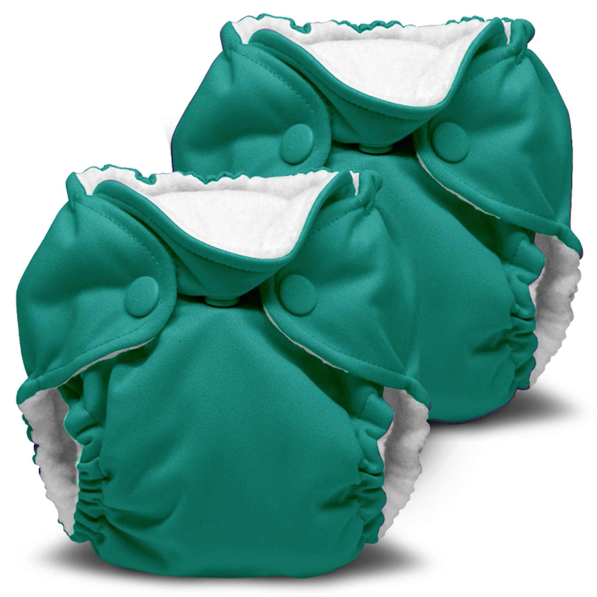 Kanga Care Lil Joey Newborn All in One AIO Cloth Diaper (2pk) Peacock 4 ...