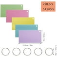 250 PCS Lined Colored Index Flashcards, 3x5 Inches Flash Cards with ...