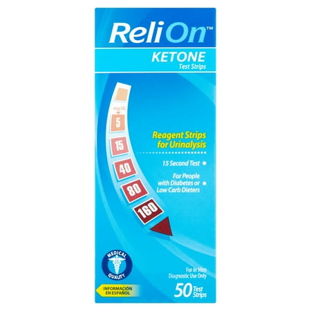 Reli On Ketone 50 Test Strips - Walmart.com