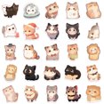 50Counts Kitten Sticker Water Resistant Sticker for Scrapbook Journal ...