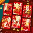 6PCS Money Envelopes Cartoon Horse Theme Paper Craft Chinese Zodiacs ...