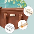 16Pcs 2 Colors Alloy Handmade Label Tags with Iron Shim for Bag Making ...