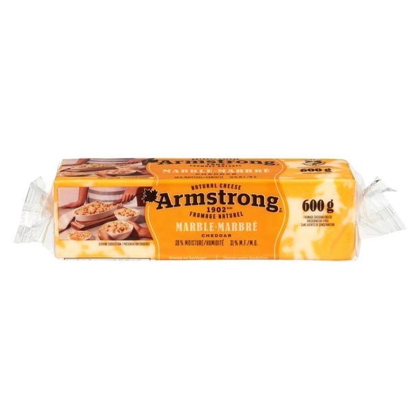 Armstrong Marble Cheddar Cheese, 600g, 600G - Walmart.ca